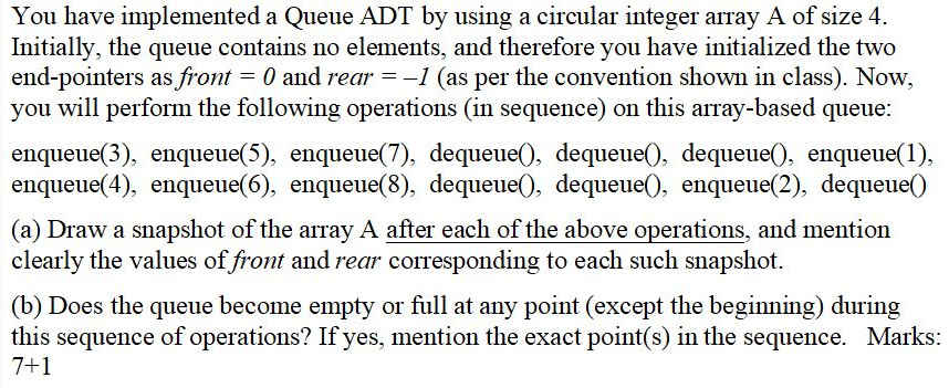 End Sem DSA Paper - My BITS WILP Knowledge Base